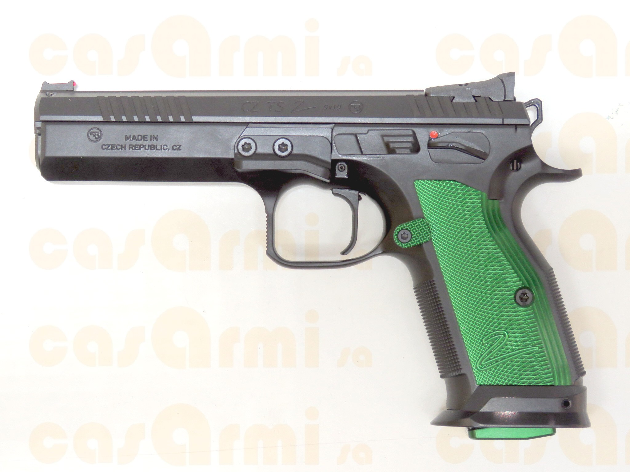 CZ mod. 75 TS 2 Racing Green 5.25" 9 Para | Casarmi.ch