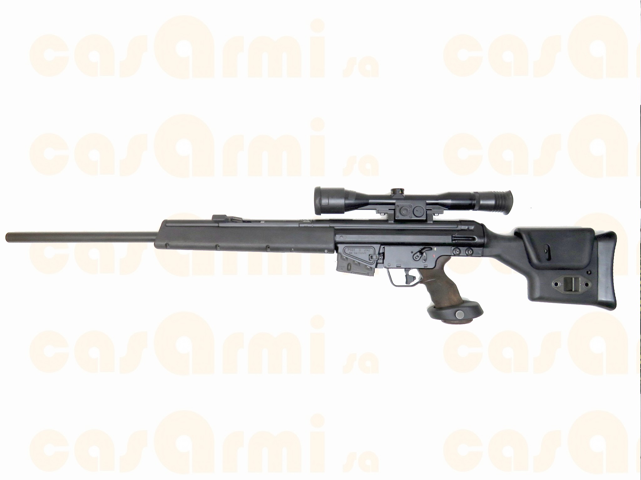 Heckler & Koch mod. PSG-1, ottica Hensoldj ZF 6x42 PSG1, con valigia ...