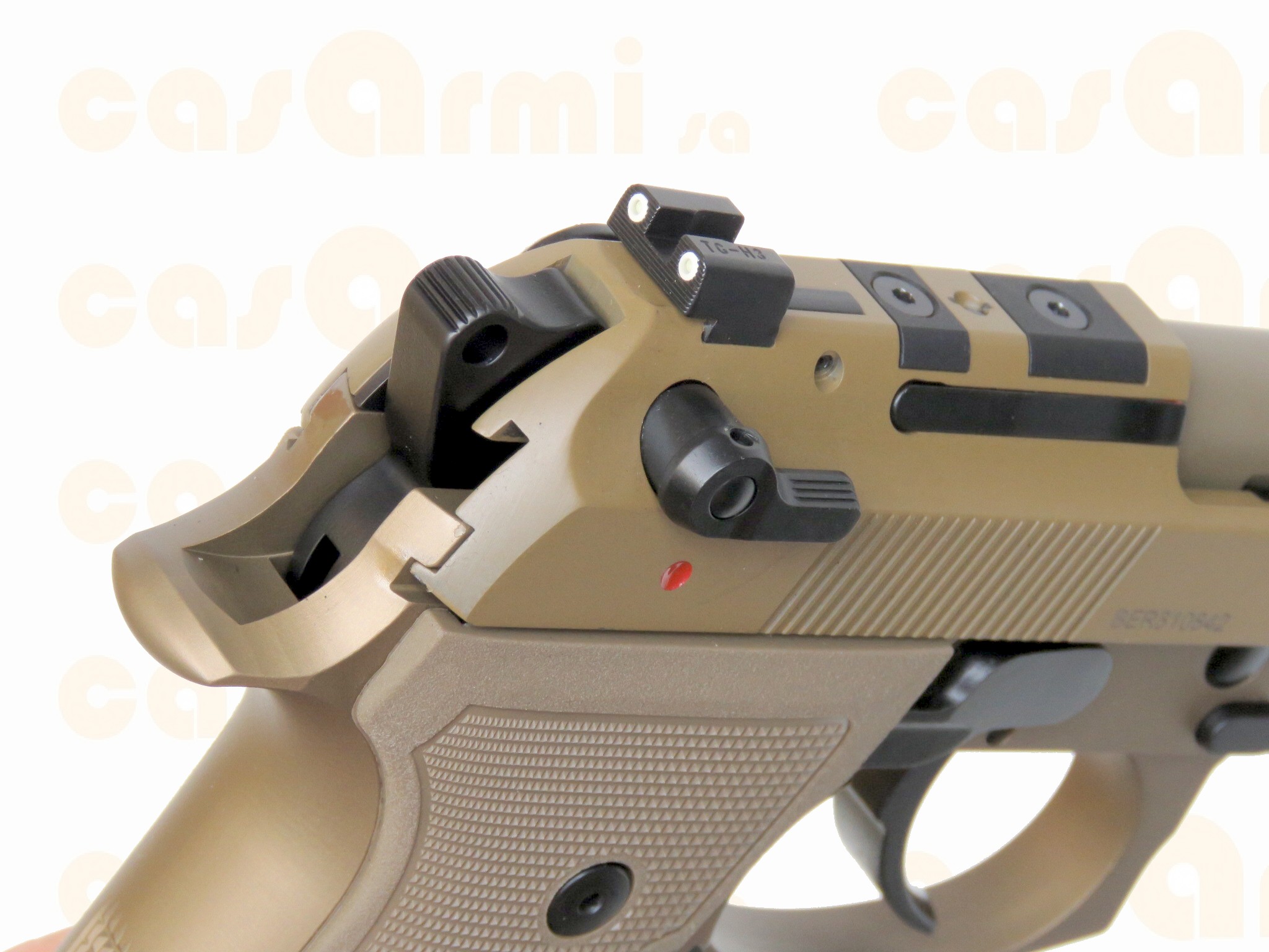 Beretta M9 A4 RDO FDE, 18 colpi, canna filettata M1/2\"X18UNEF 9 Para ...